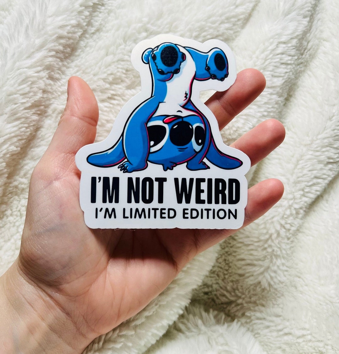 Im Not Weird Im Limited Edition Sticker - Etsy