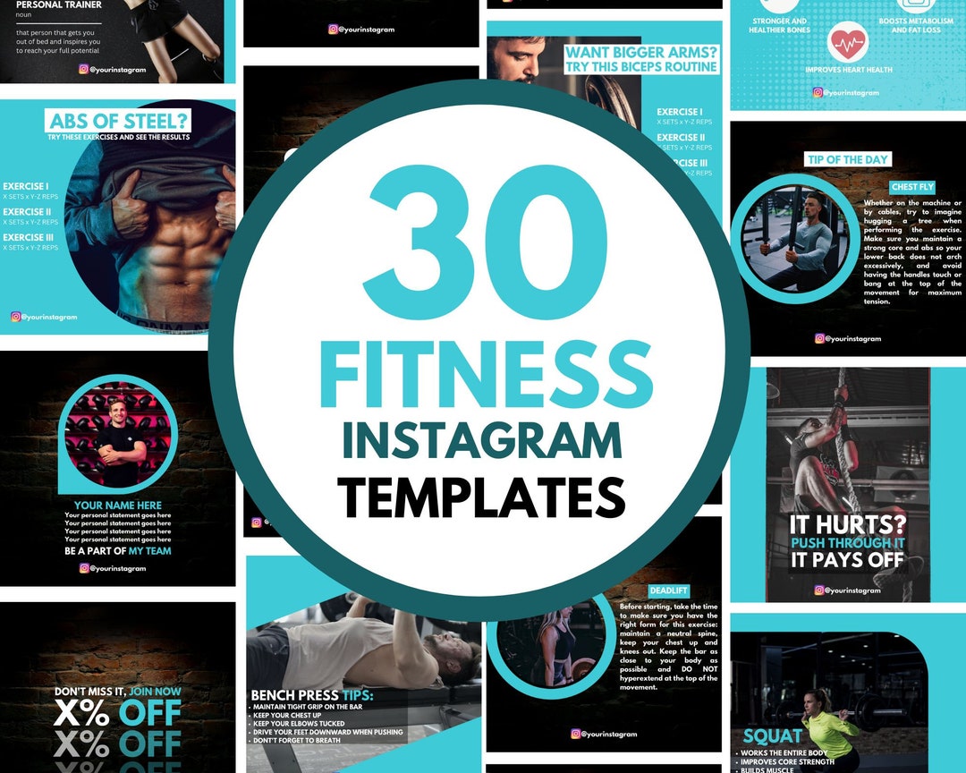 Fitness Social Media Posts, Fitness Instagram Posts, Gym Instagram ...