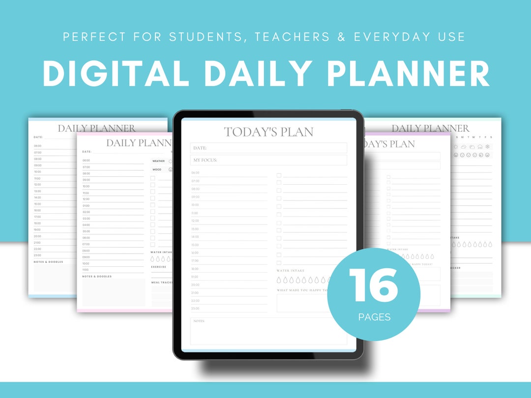 Printable Back to School Daily Planners for Students and - Etsy