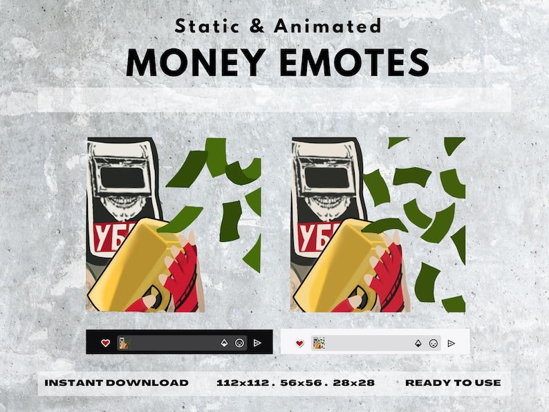 Escape From Tarkov | Tagilla Animated & Static Money Emote Pack | Ready ...