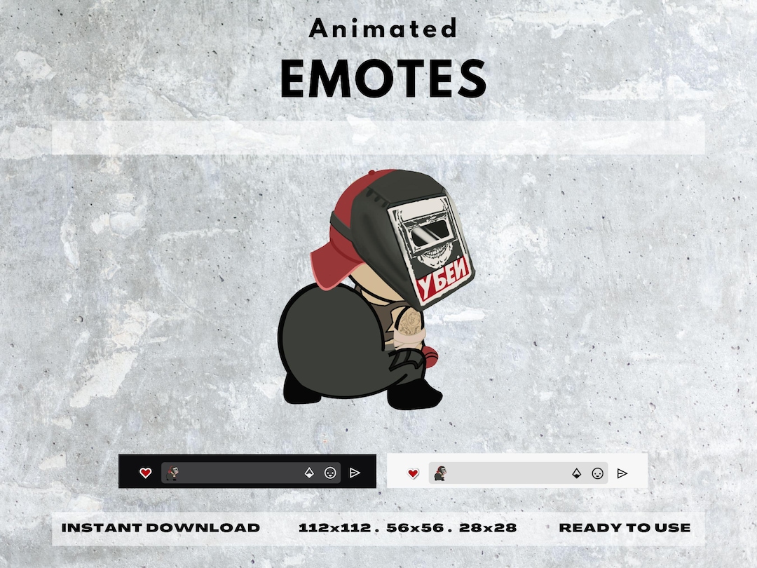 Escape From Tarkov Tagilla Twerk Dance Emote | Animated Twitch Emote ...