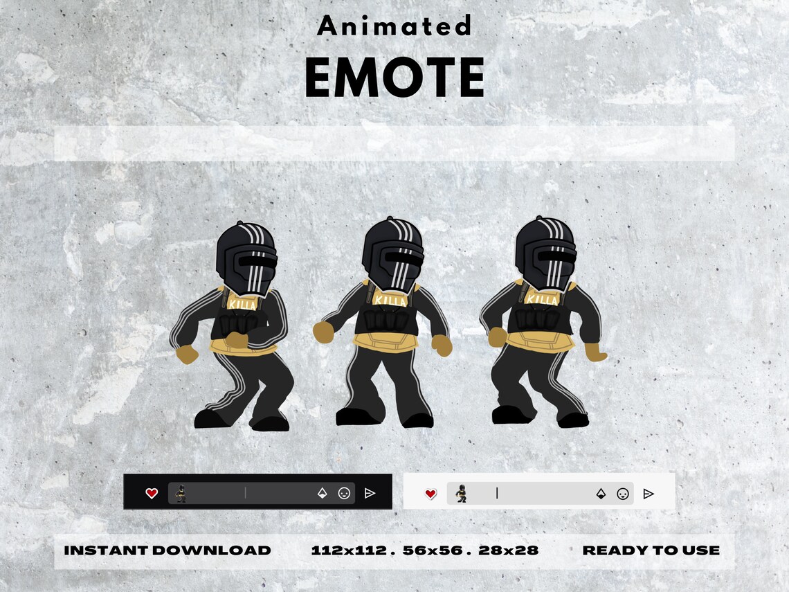 Tarkov Killa Dance Emote | Funny Animated Twitch Emote | Instant ...