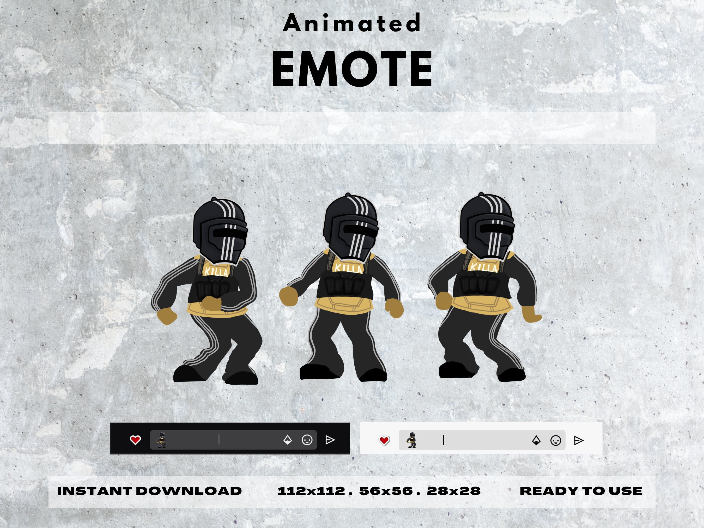 Tarkov Killa Dance Emote | Funny Animated Twitch Emote | Instant ...