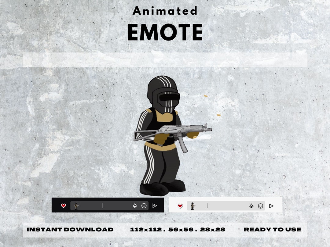Tarkov Killa Dodging Gunfire Emote | Funny Animated Twitch Emote ...