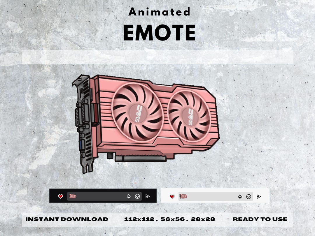 Animated PINK Tarkov GPU Emote | Twitch Stream Emote | Ready to Use ...