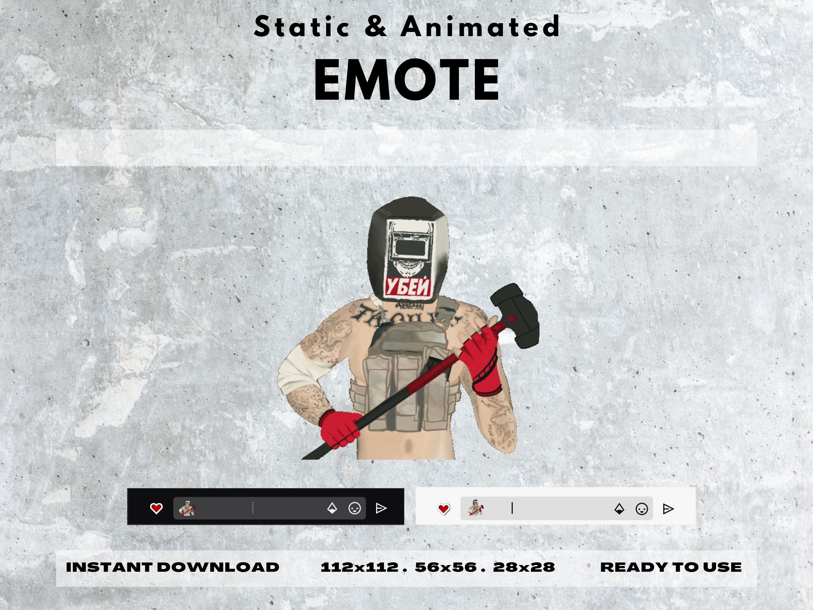 Tarkov Tagilla Scav Boss | 3 Emotes | Static and Animated Emote ...