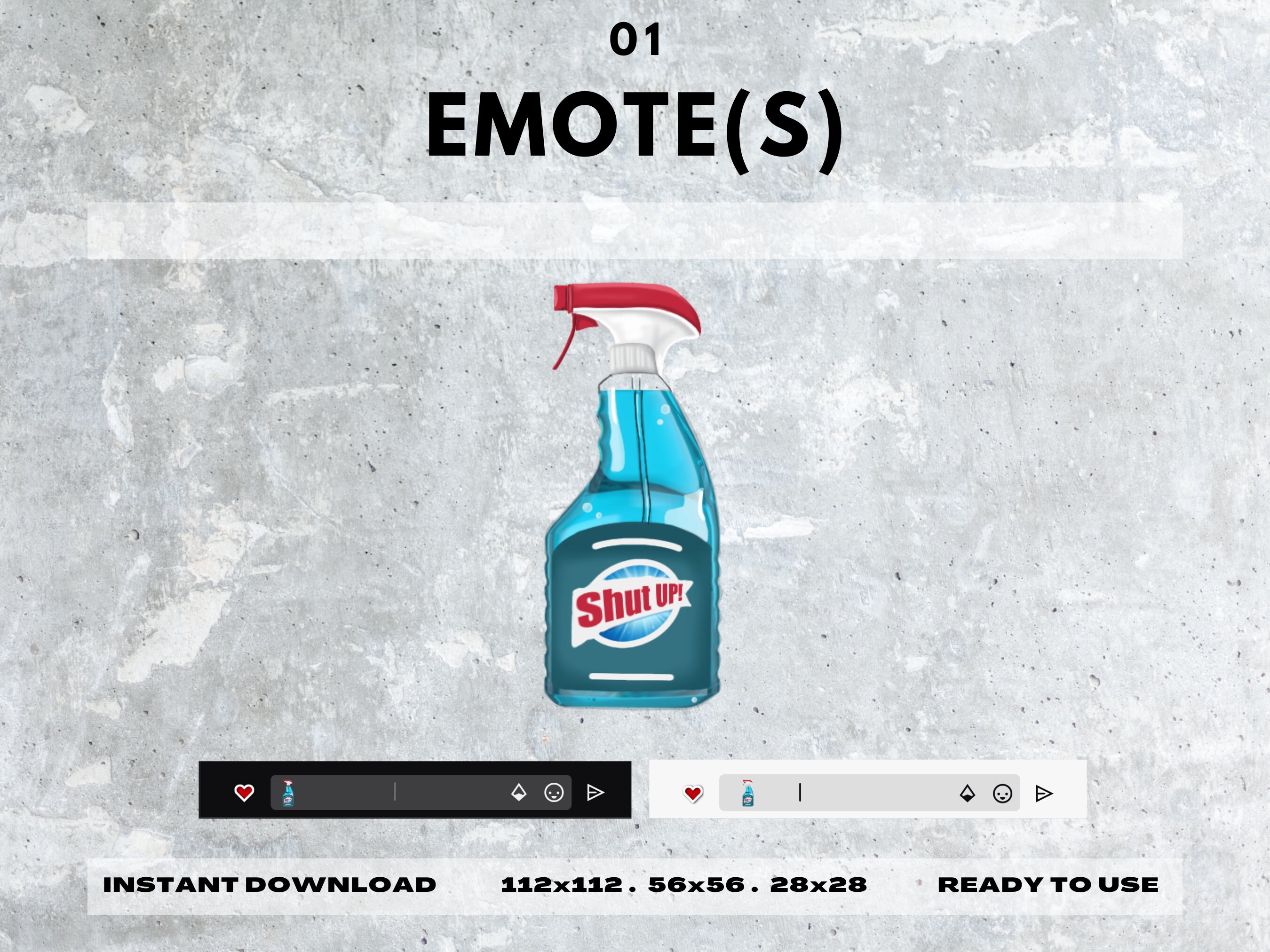 Spray Bottle Funny Twitch Emote - Etsy