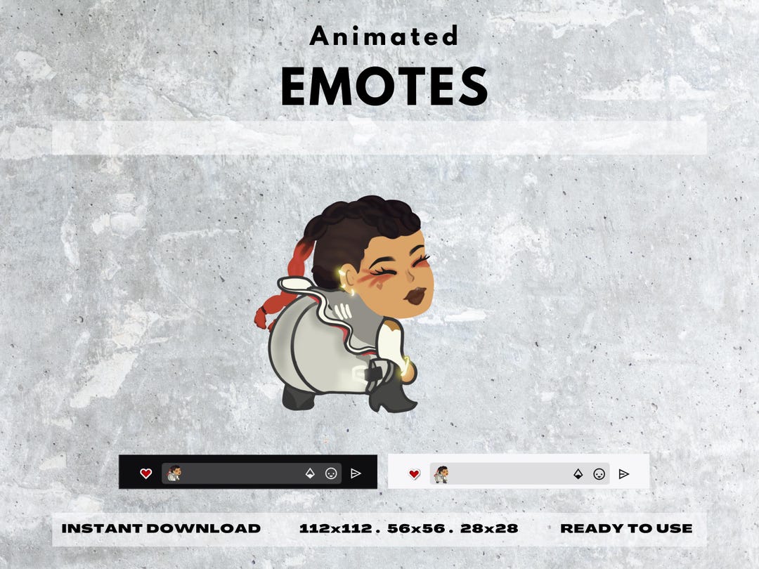 Animated Loba Apex Legends Twitch | Dance Emote | Ready to Use ...