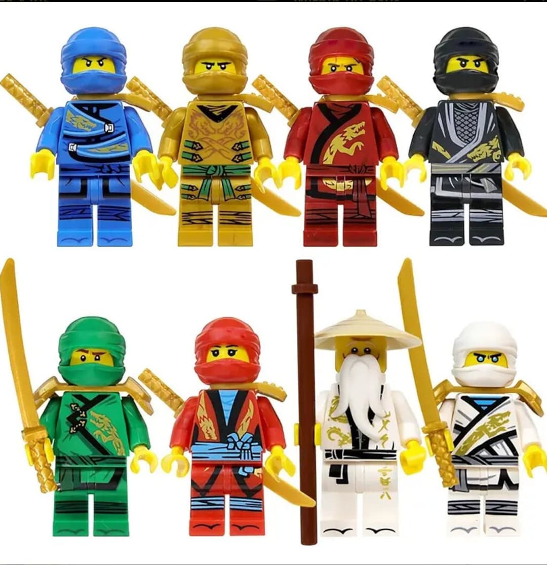 30 Action Figures Battle Building Blocks Ninja Goody Bag Party Favors ...