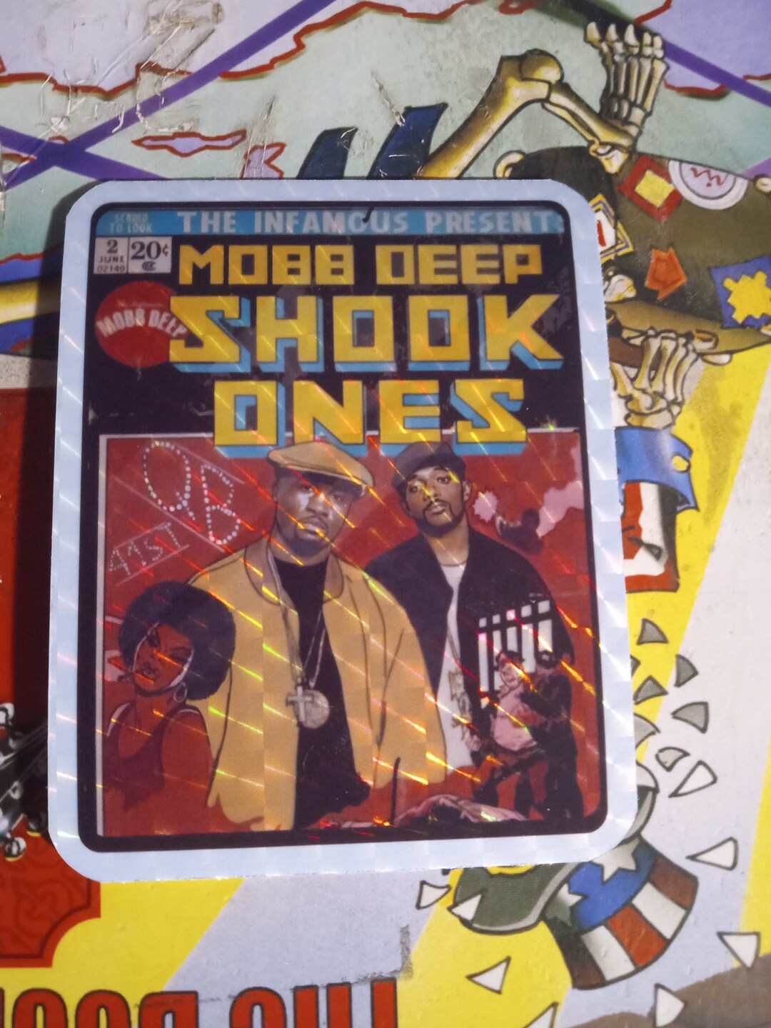 Mobb Deep Shook Ones Rare ROYAL Prism Vending Sticker Rare - Etsy