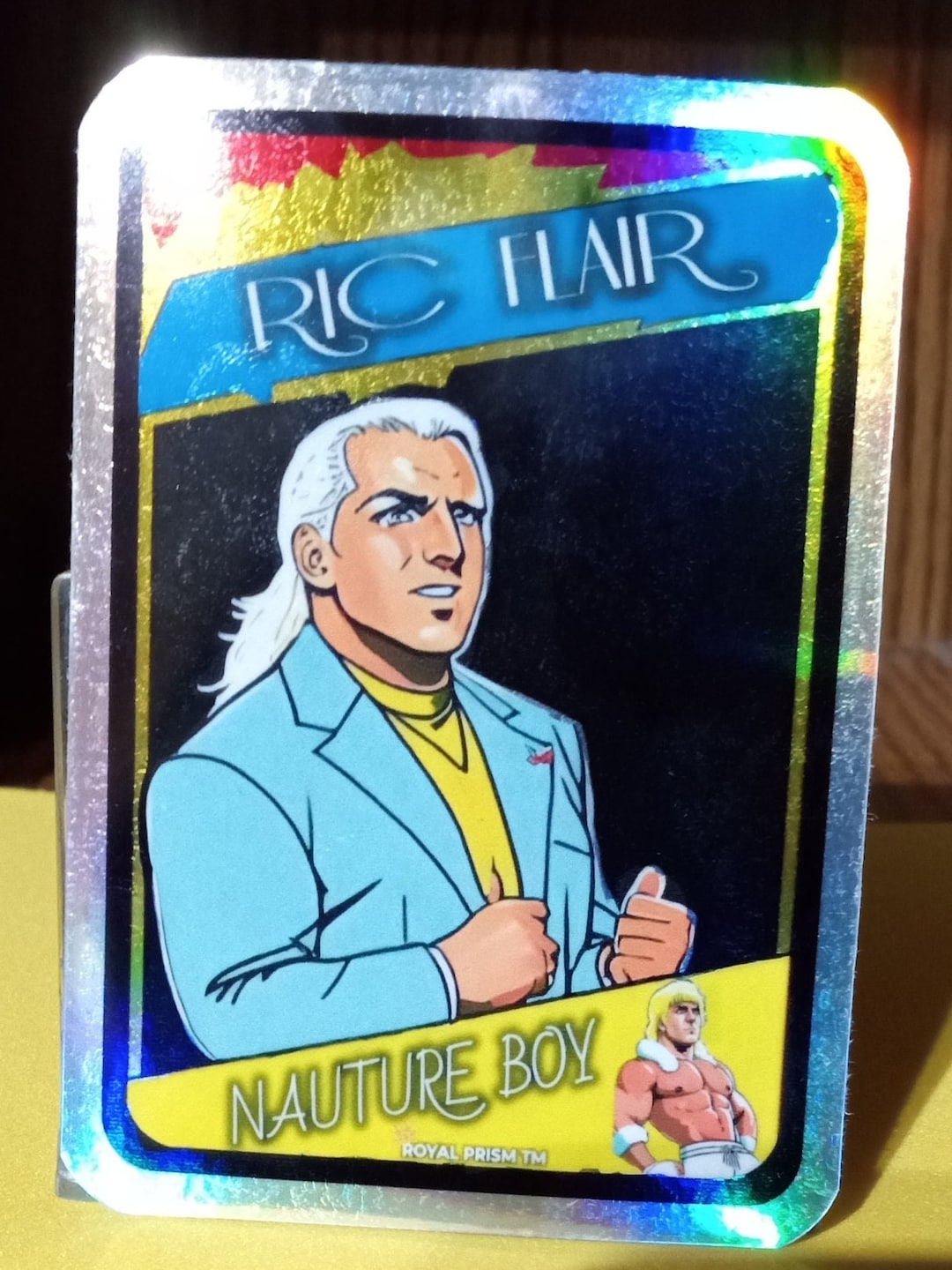 Ric Flair Refractor Vending Sticker Rare - Etsy