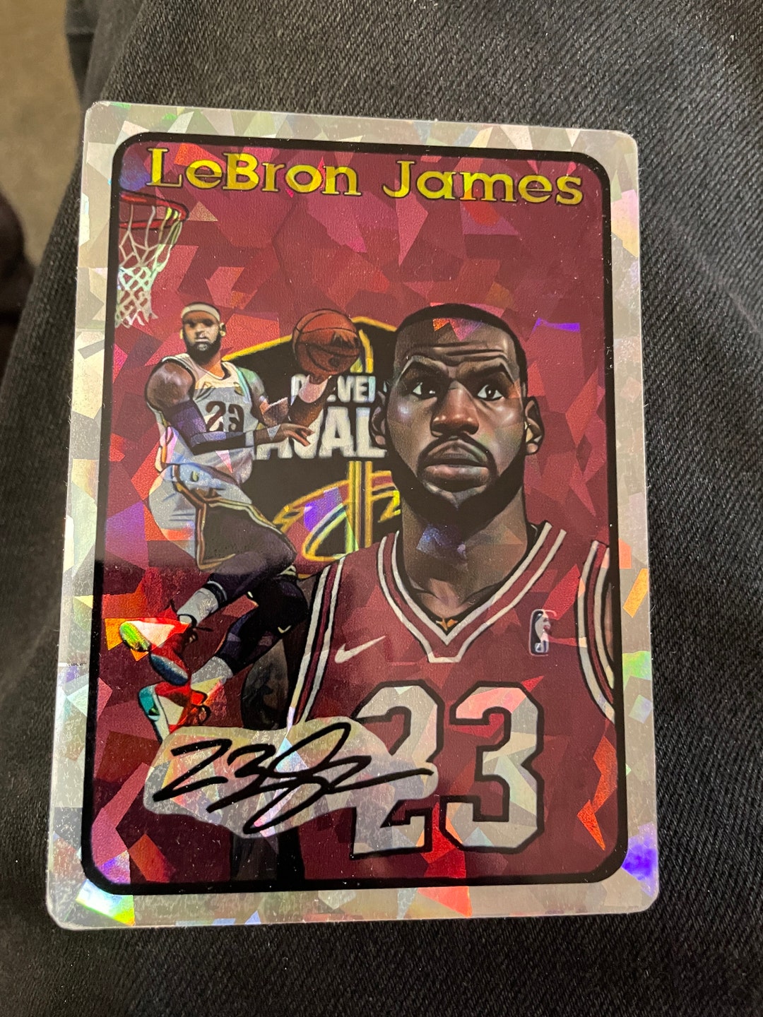 Lebron James Cracked Ice Vending Sticker Rare Version - Etsy