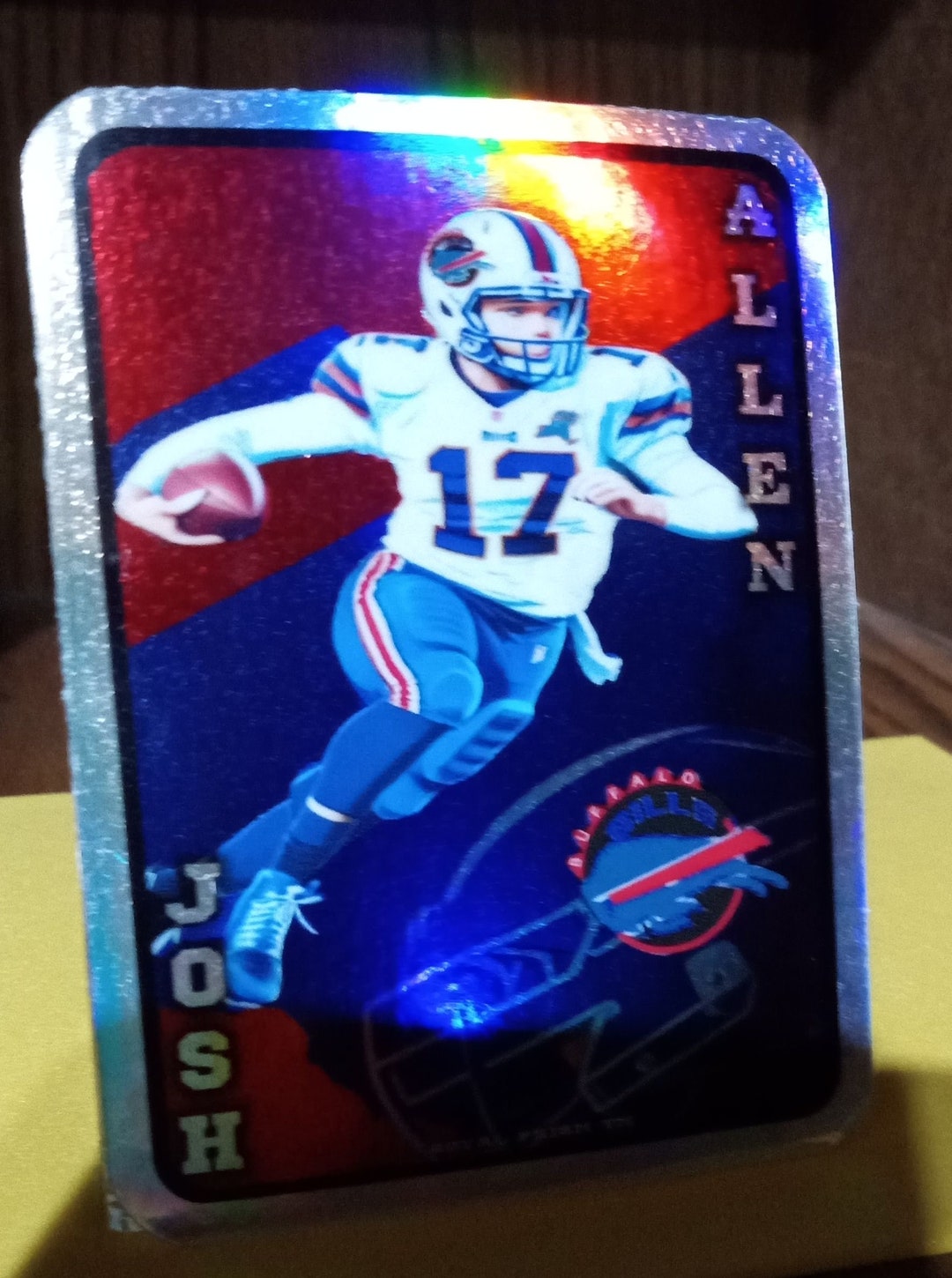 Josh Allen Refractor Vending Sticker Rare - Etsy