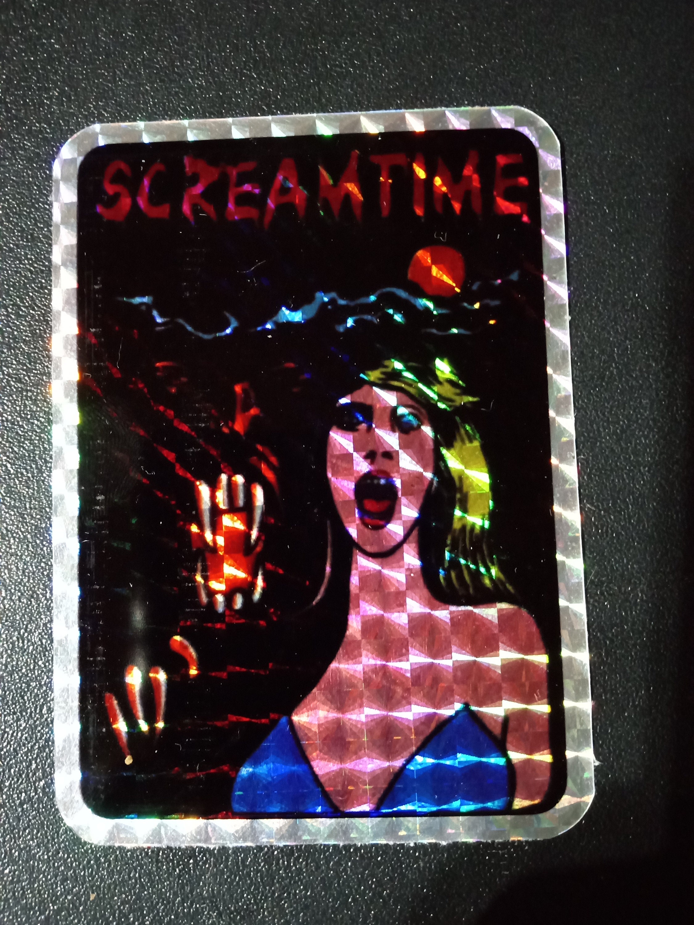 Screamtime 1980s Vintage Prism Vending Sticker - Etsy