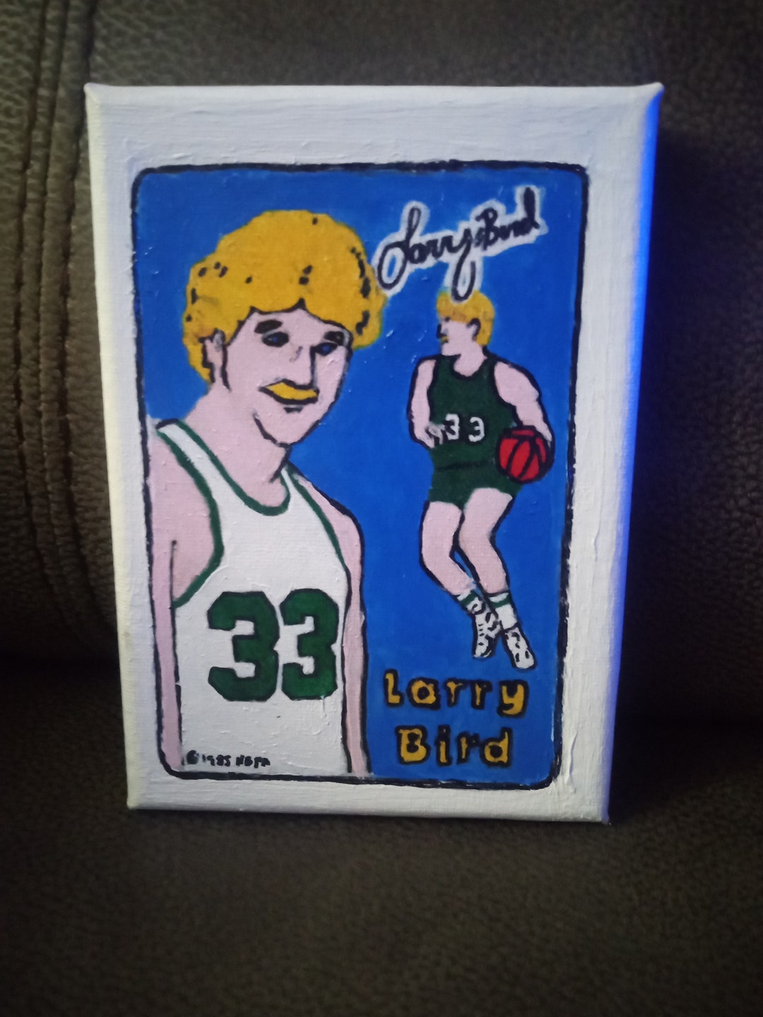 Larry Bird 1985 Jewel Prism Painting Only 20 Were Painted by - Etsy