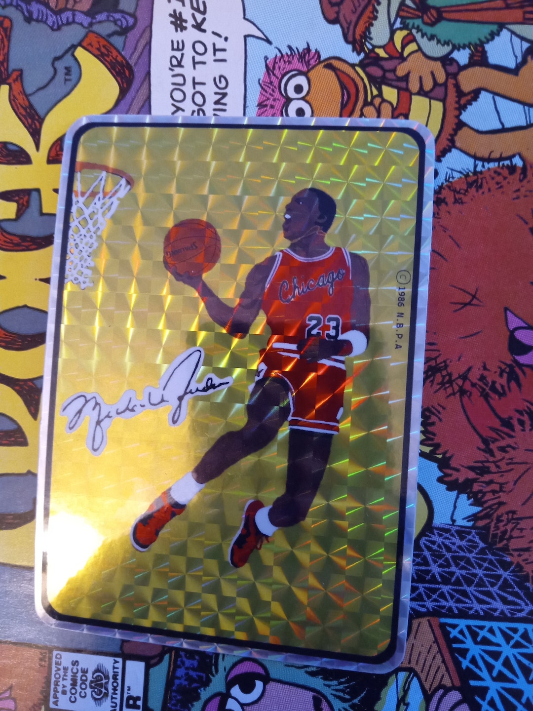 Michael Jordan 86 Jewel Prism Vendimg Sticker - Etsy
