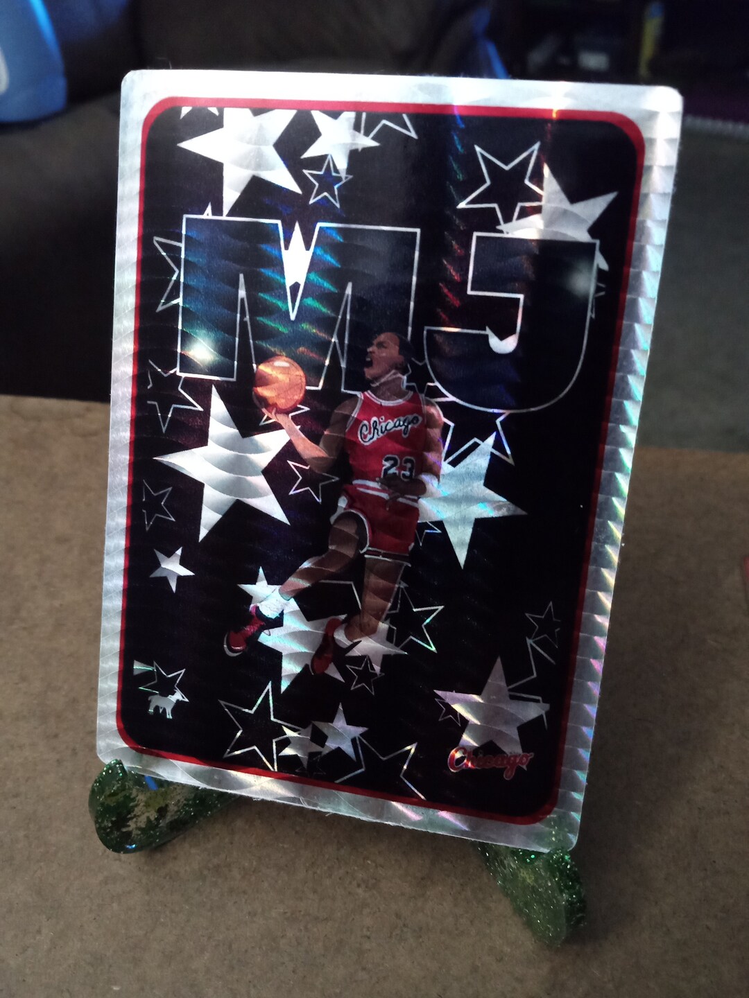 Michael Jordan USA Vending Prism Sticker Very Rare - Etsy
