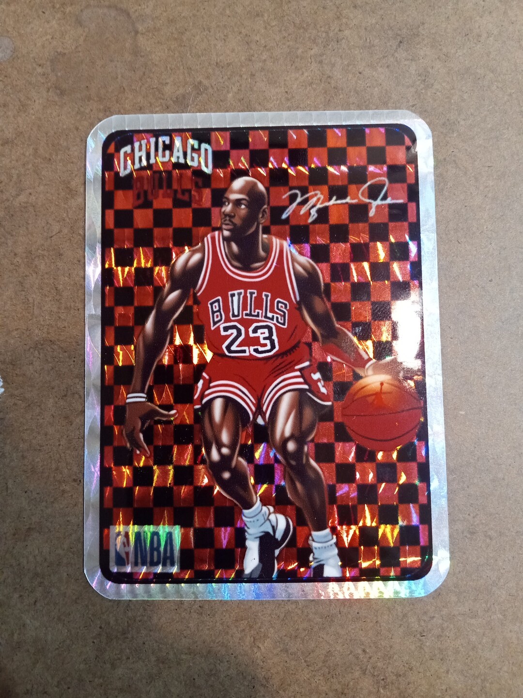 Michael Jordan Prism Sticker Early 90s Very Clean and Rare - Etsy