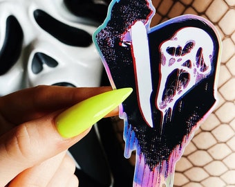 Whats Your Favorite Scary Movie / Scream Sticker / Vinyl Sticker - Etsy