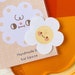 White Flower Face Sticker - Etsy