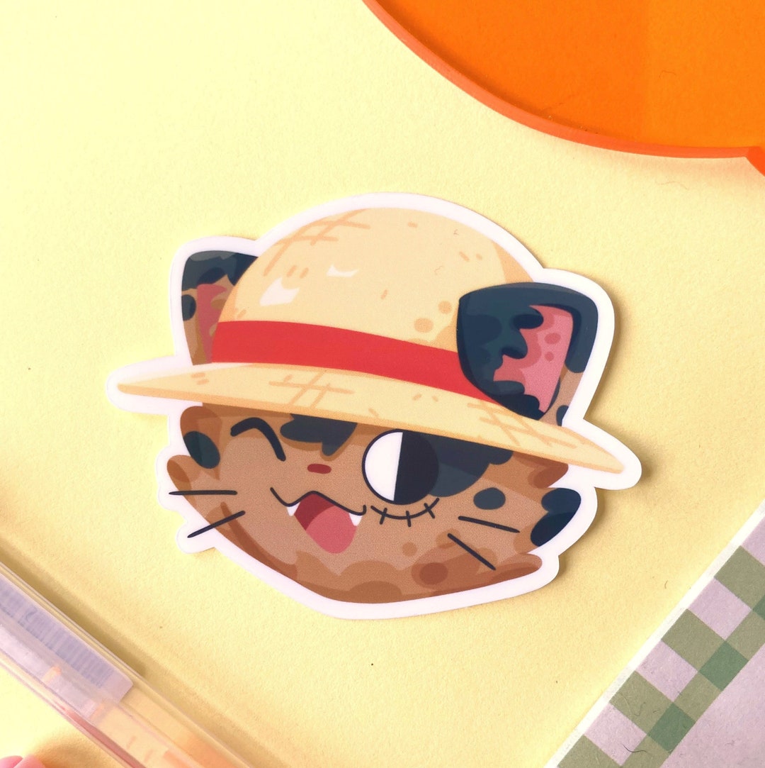 Cat Luffy Sticker - Etsy