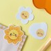 White Flower Face Sticker - Etsy