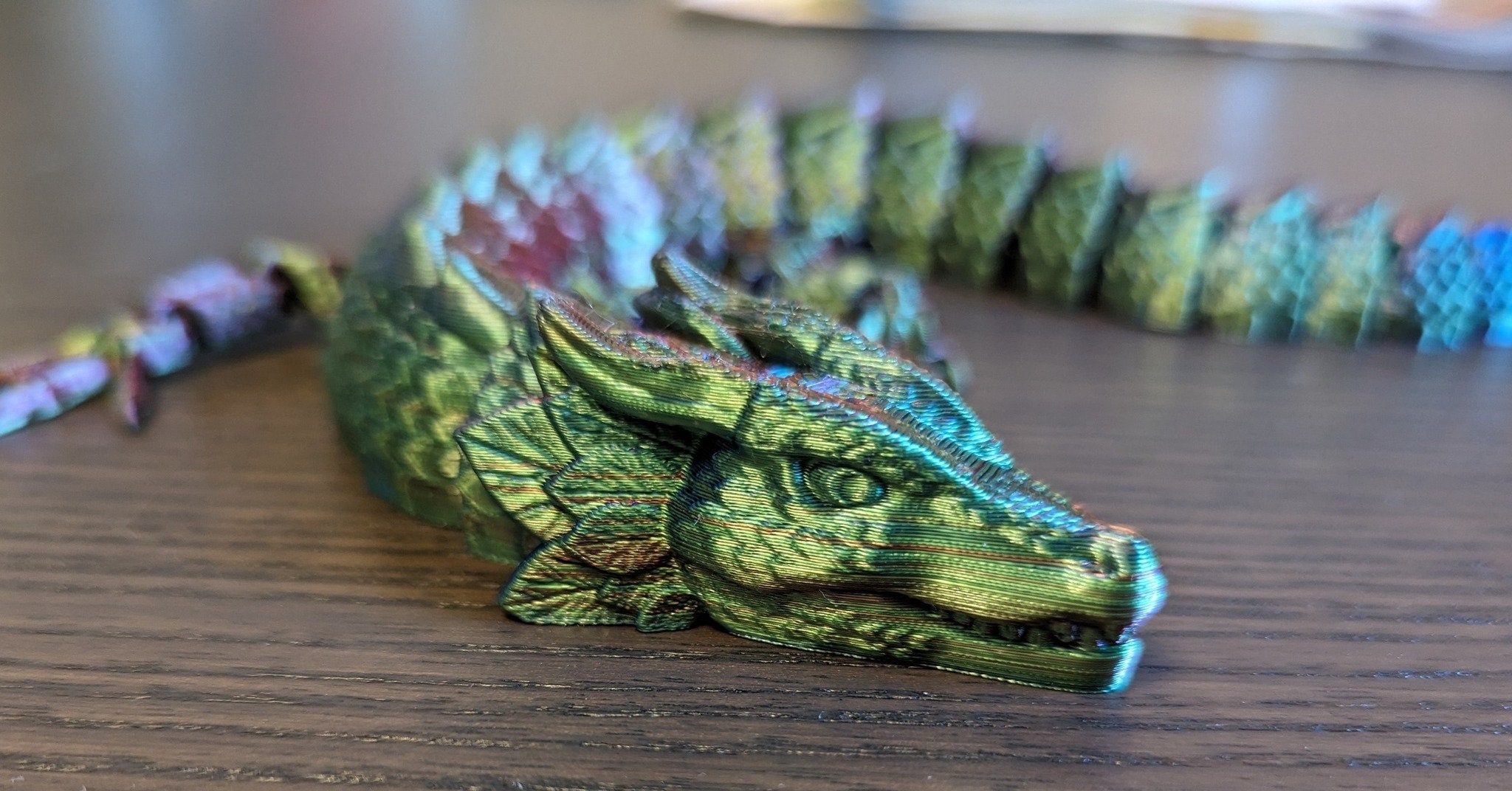 Flexi Leaf Dragon, Articulated, 3D-Printed Dragon, Fidget Toy - Etsy 日本