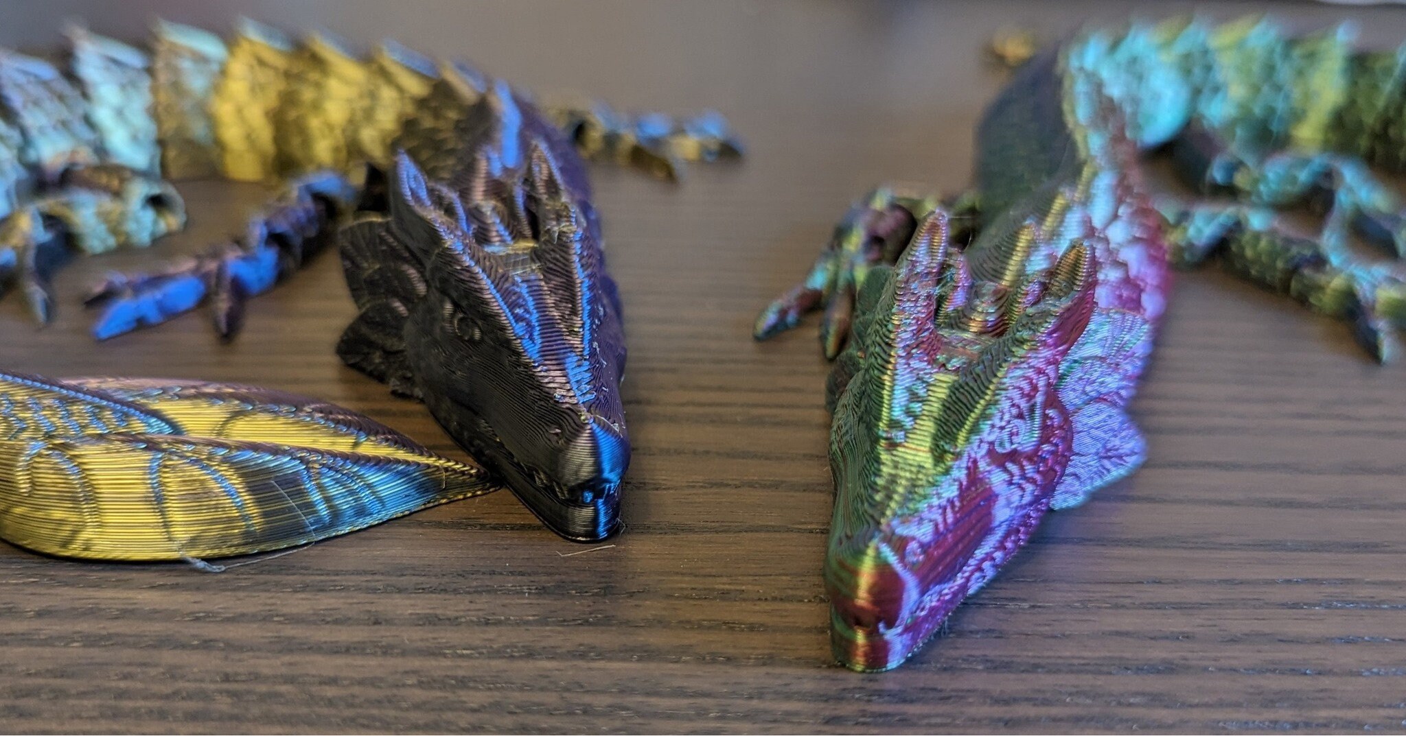 Flexi Leaf Dragon, Articulated, 3D-Printed Dragon, Fidget Toy - Etsy 日本