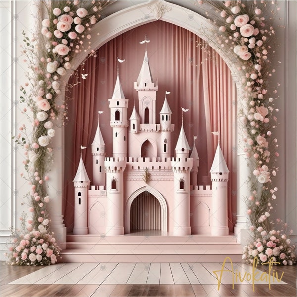 Castle Backdrop - Etsy