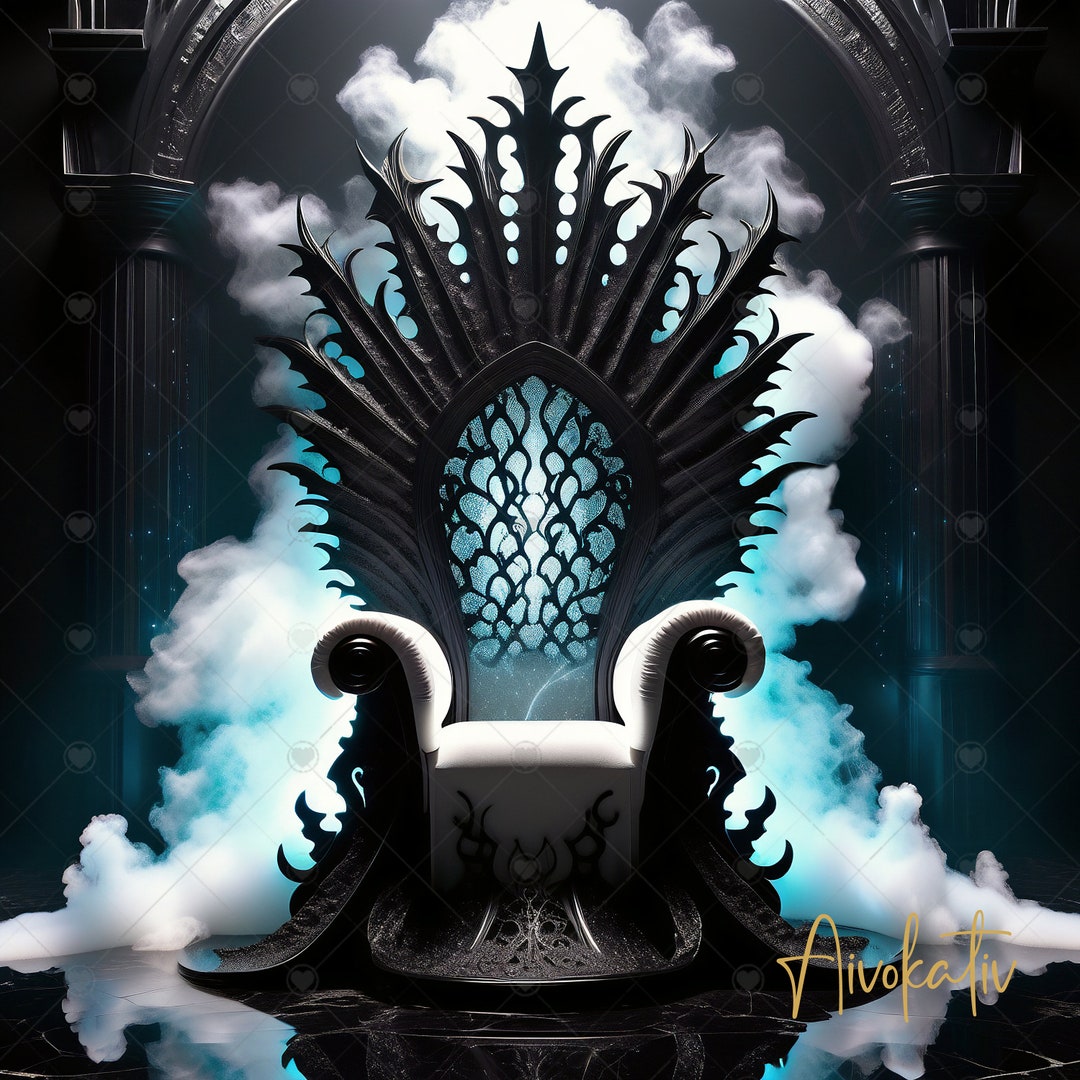Fantasy Throne Digital Photography Backdrop, Digital Background Modern ...