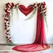 Elegant Romantic Heart Digital Photography Backdrop | Valentine Digital ...