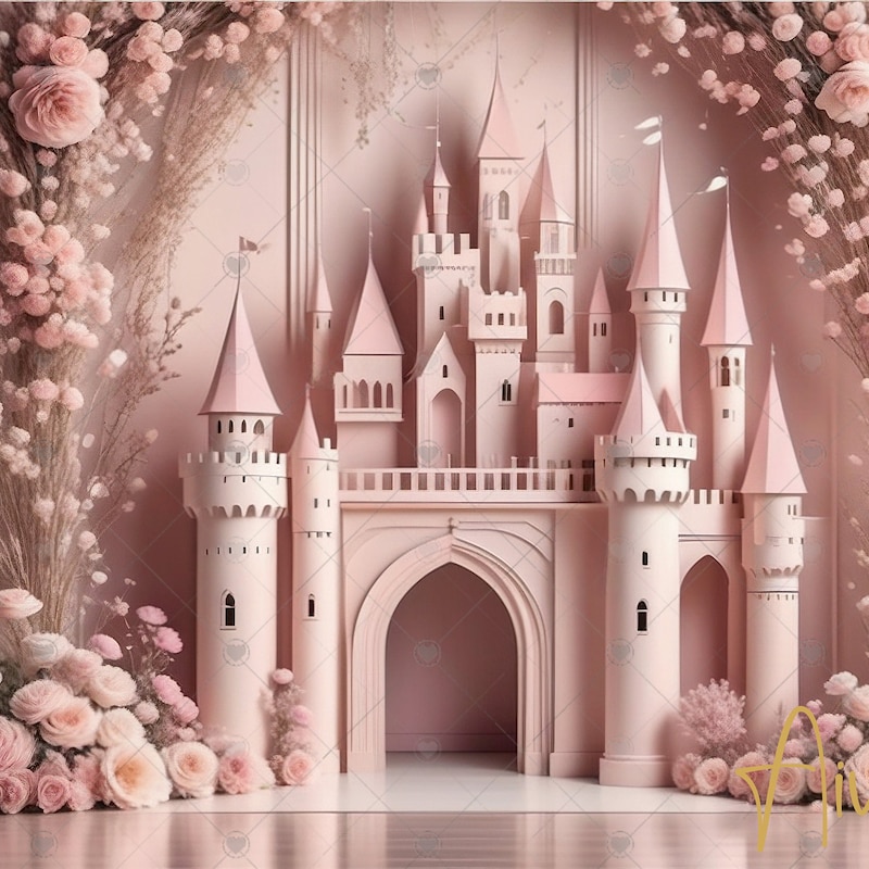 Castle Backdrop - Etsy