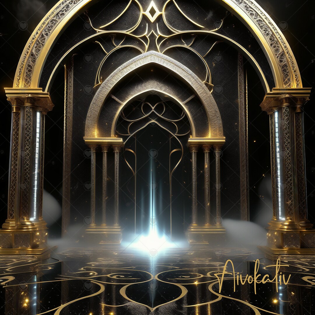 Elegant Fantasy Digital Photography Backdrop, Digital Background Modern ...