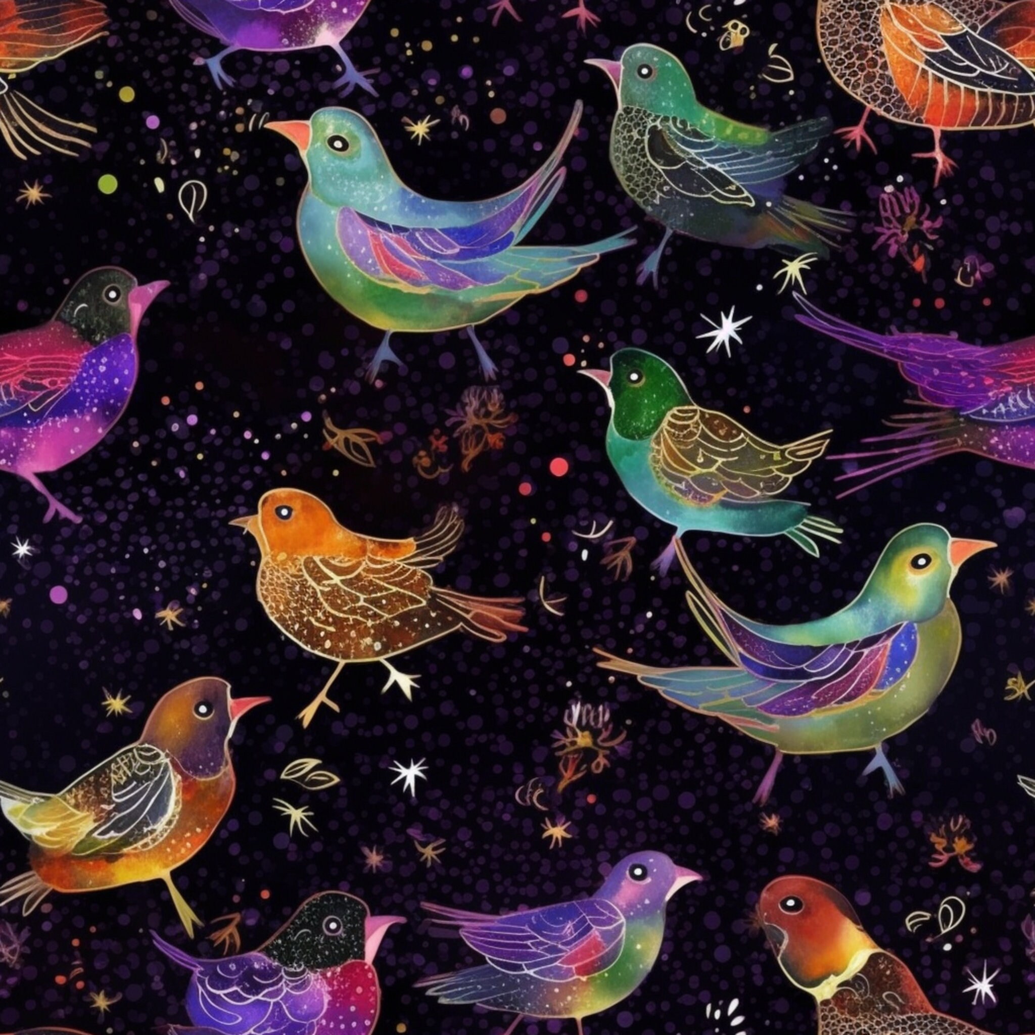 Printable Seamless Glitter Pattern Digital Paper, 18 PNG Textures for ...