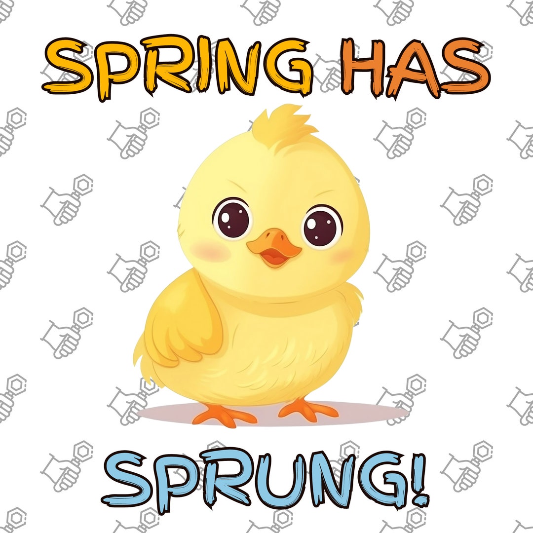 Cute Baby Chick Print for Sublimation Printing Spring Shirt - Etsy