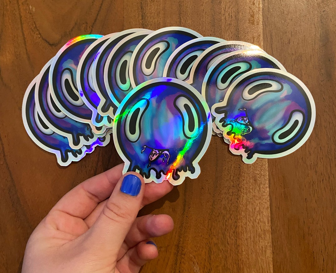 Holographic Sticker soap the Soap Bubble Sticker 6.5 Cm X 7 Cm ...