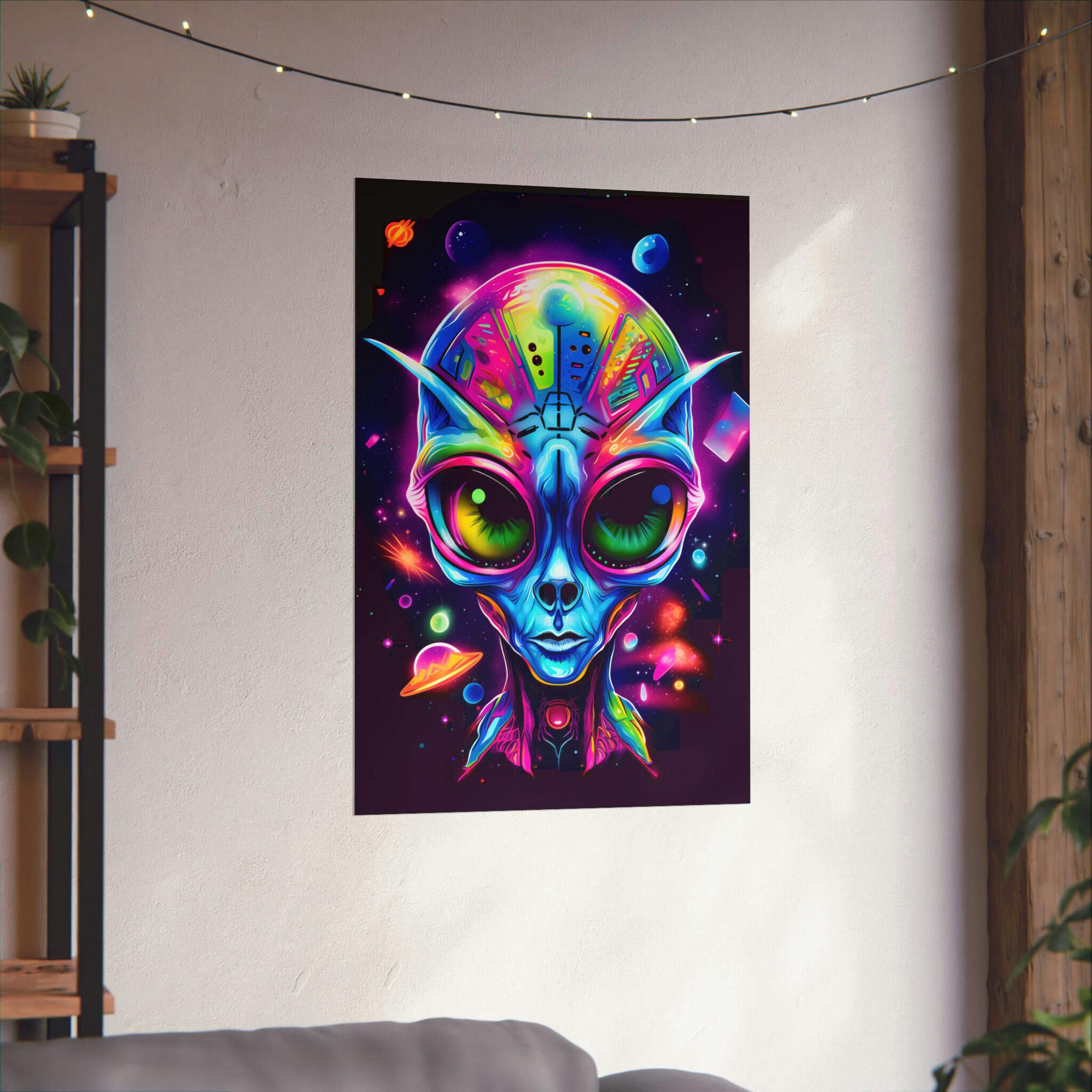 Radical Alien Matte Vertical Poster - Etsy