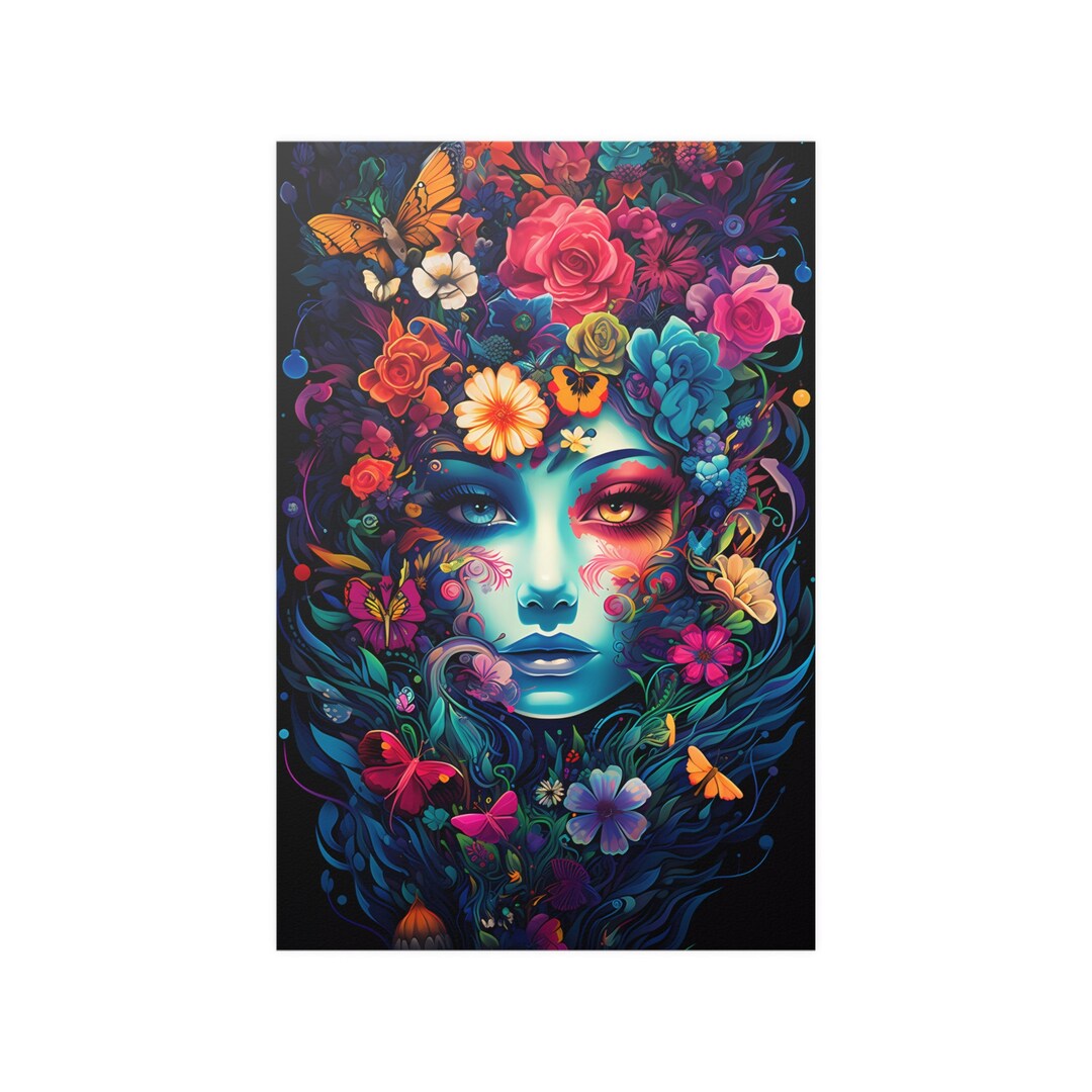 Blooming in Nature Satin Poster - Etsy