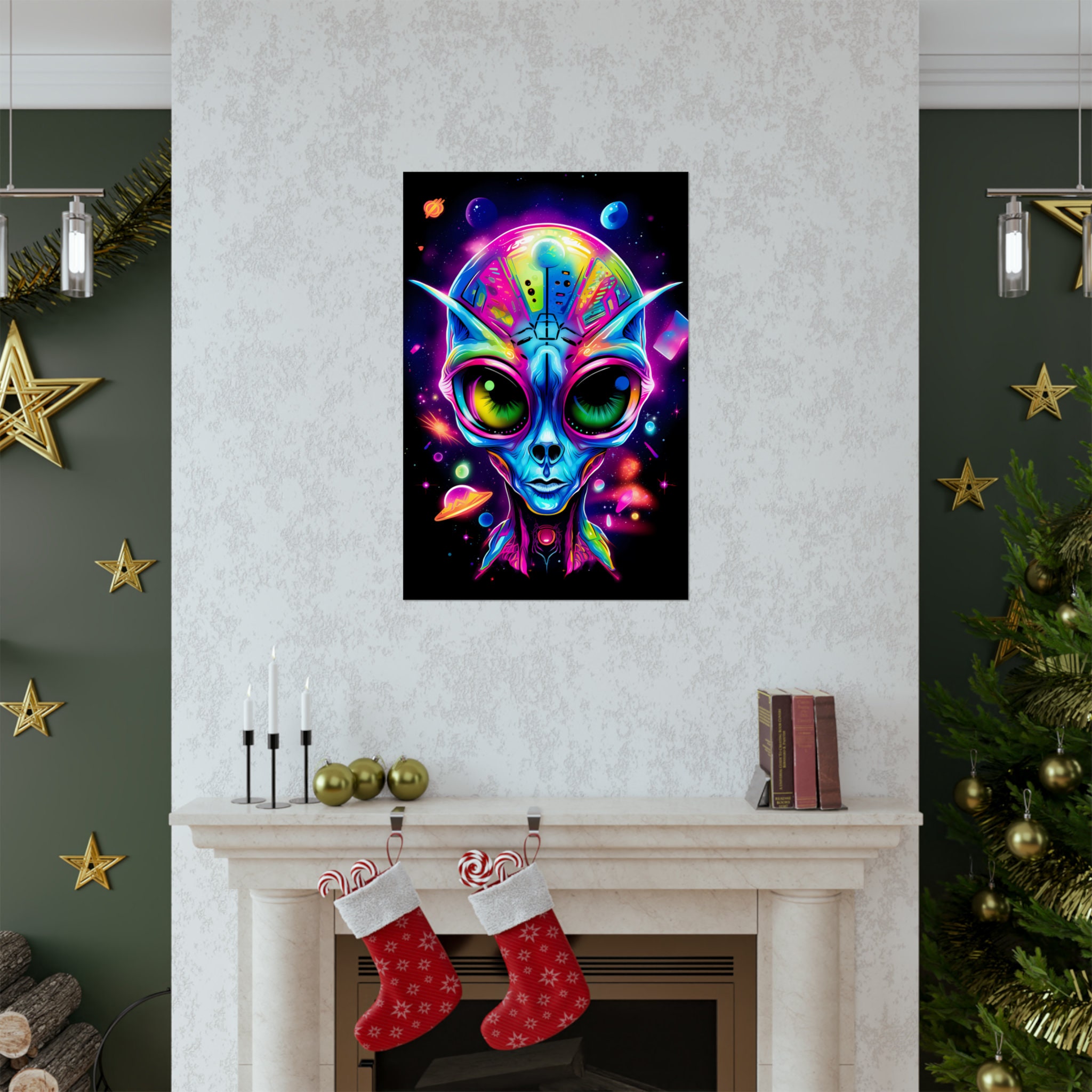 Radical Alien Matte Vertical Poster - Etsy