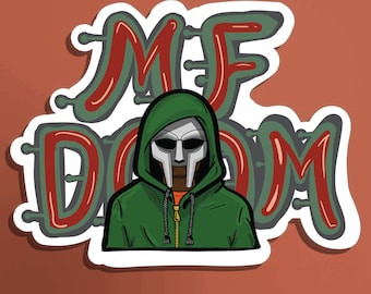 MF DOOM Vinyl Sticker - Etsy