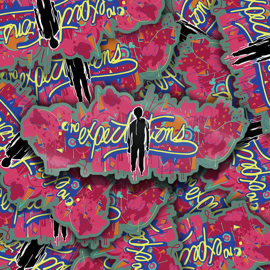 No Expectations Waterproof Vinyl Sticker From Spiderman Into the ...