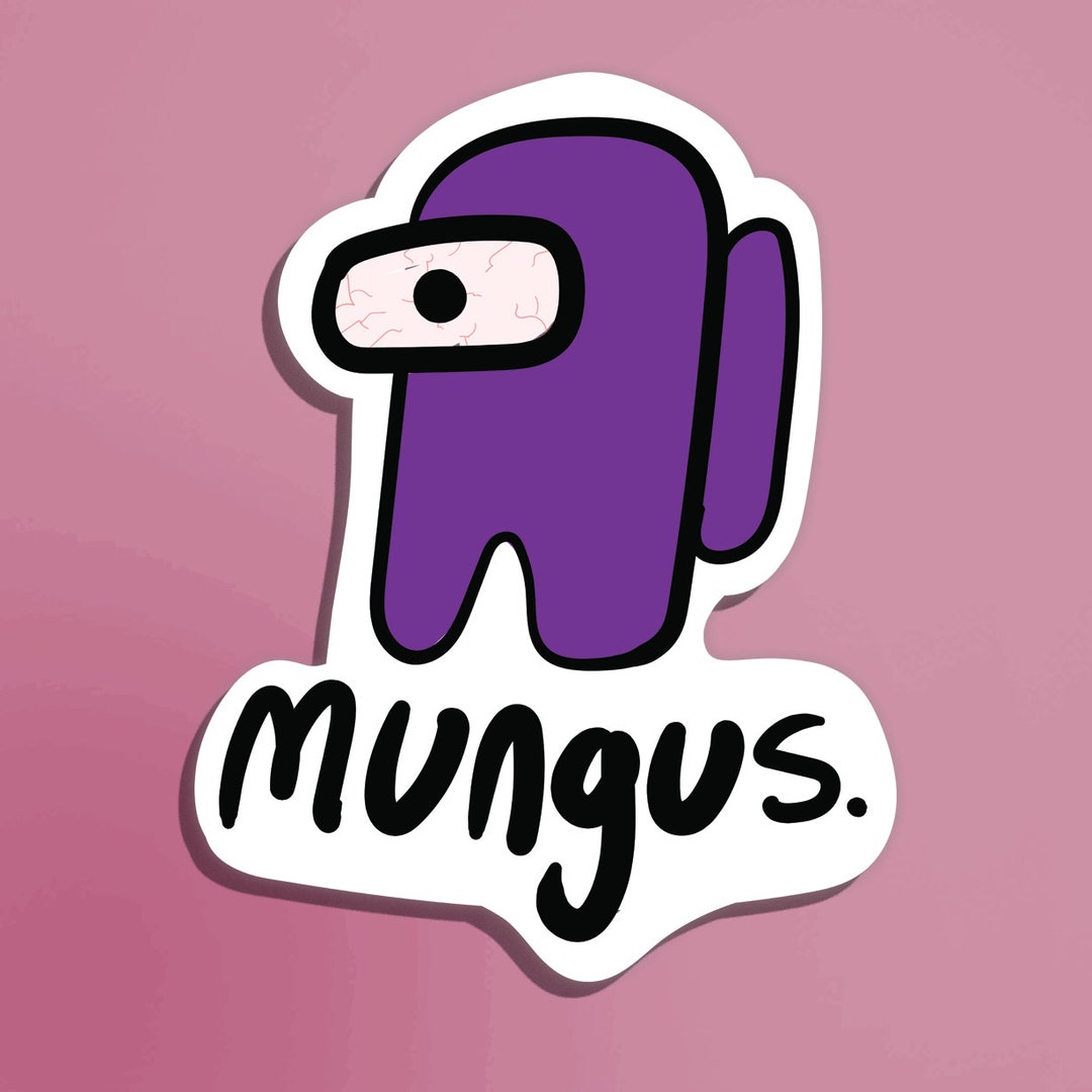 Purple Mungus Waterproof Vinyl Bumper Sticker - Etsy