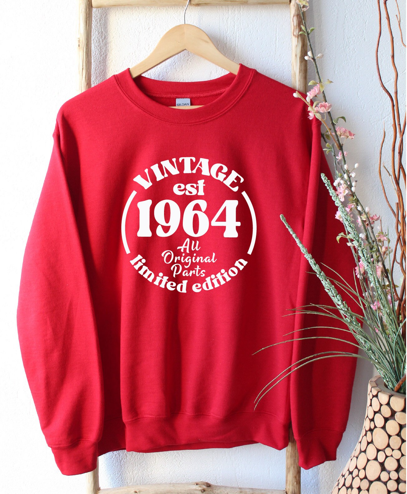 Vintage Est. 1964 All Original Parts Limited Edition Sweatshirt ...