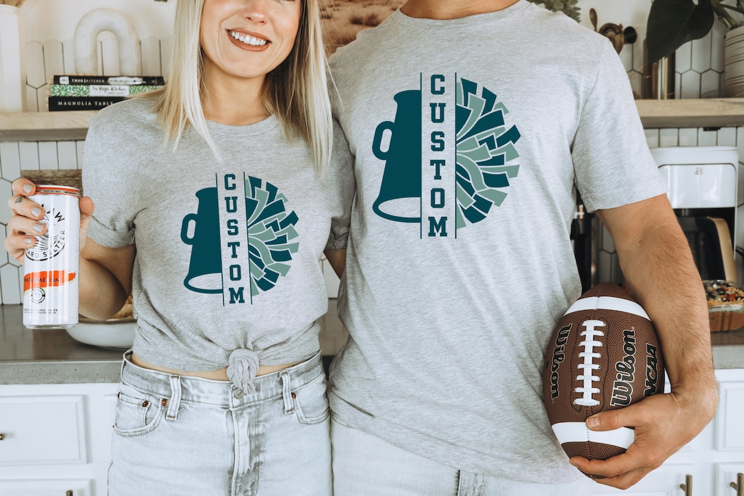Custom Cheerleading Team Shirt, Personalized Megaphone Design - Etsy