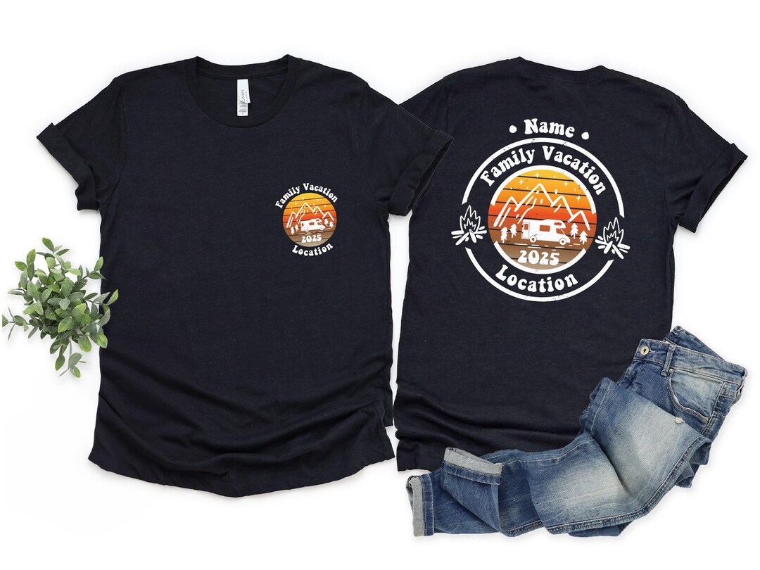 Caravan Life Nature Lover Shirt, Family Vacation 2025 Shirts, First ...