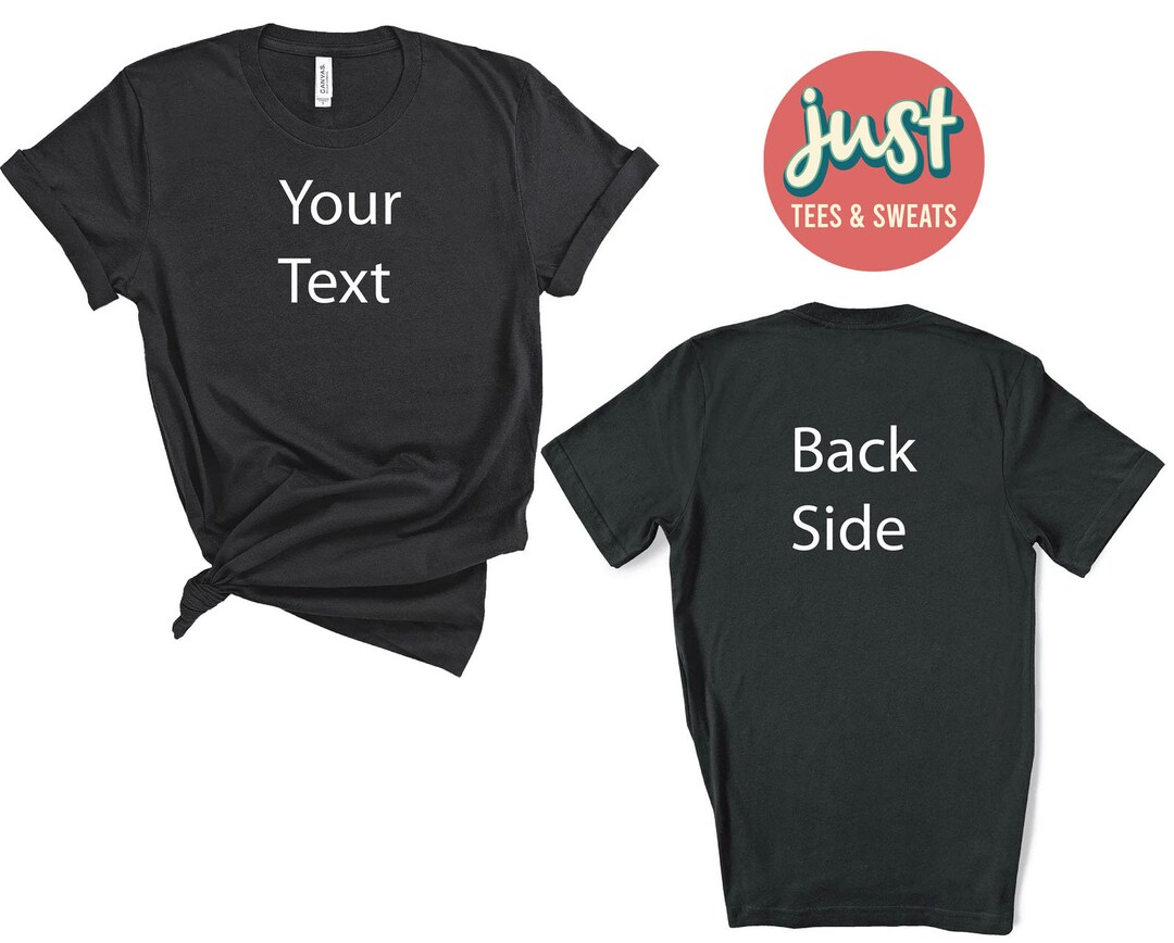 Print Back Side Print Shirt, Back Shirts, Number T-shirt, T-shirt, Back ...