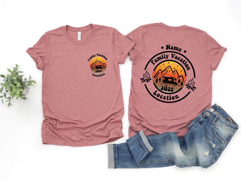 Caravan Life Nature Lover Shirt, Family Vacation 2025 Shirts, First ...