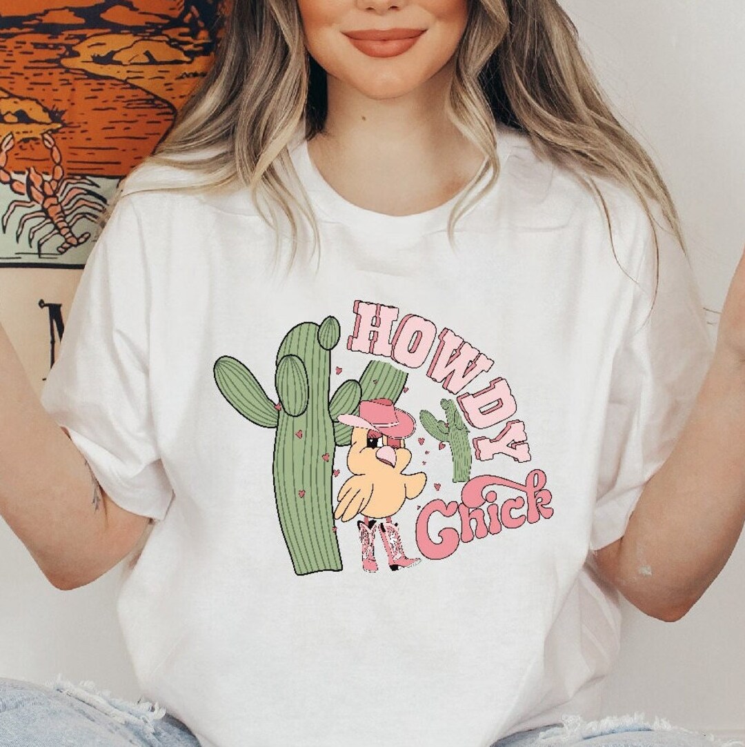 Howdy Chick Shirt, Howdy Honey Groovy Retro Shirt, Howdy Chick Shirt ...