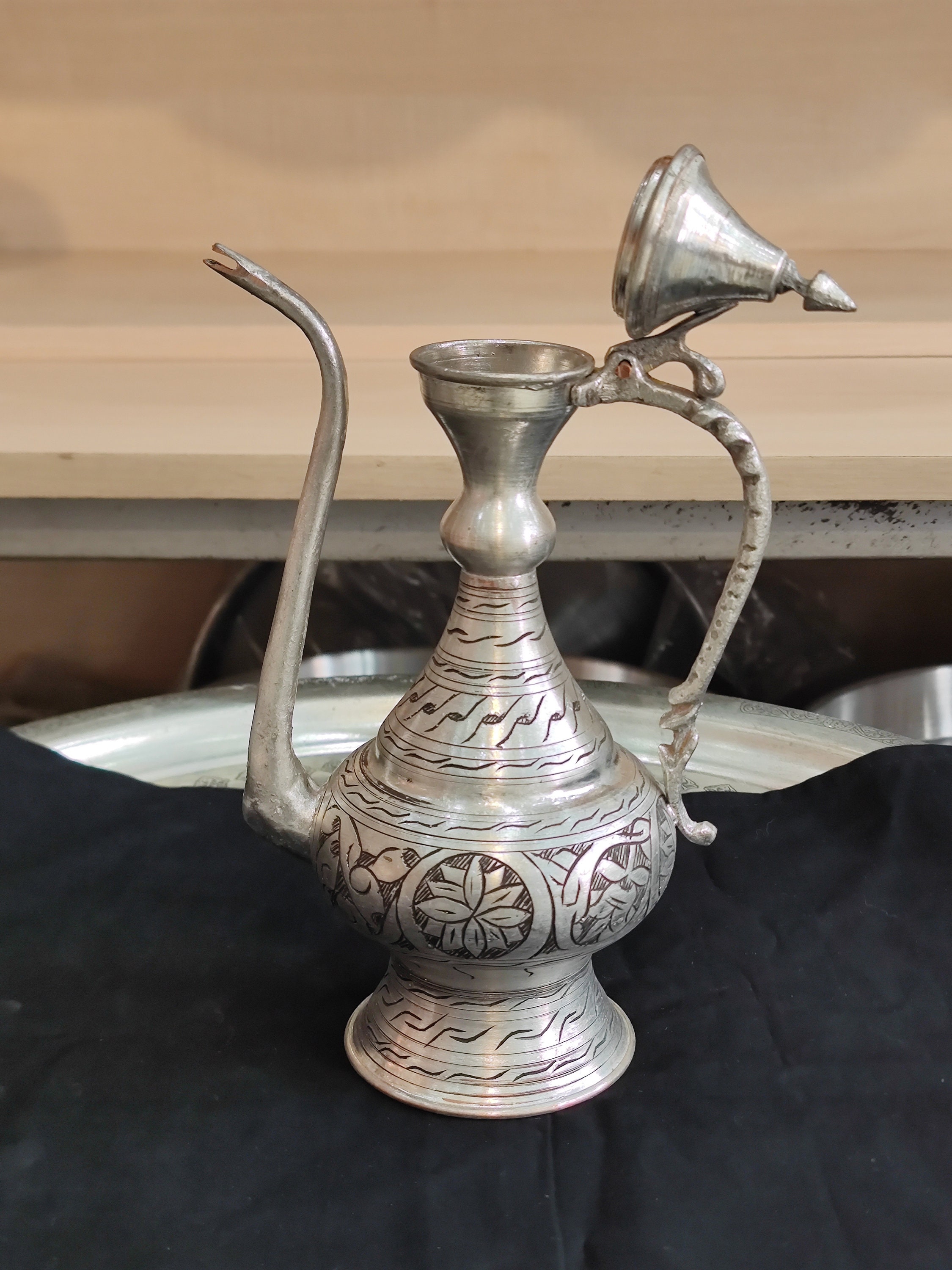 Copper Oil Bottle,handmade Oil Container,olive Oil Dispenser,olive Oil ...