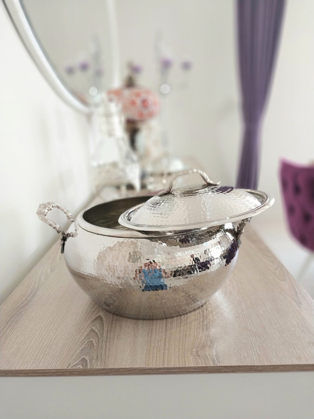 2 Mm Hand Hammered Copper Cookware, Copper Pan, Handmade Pan,decorative ...